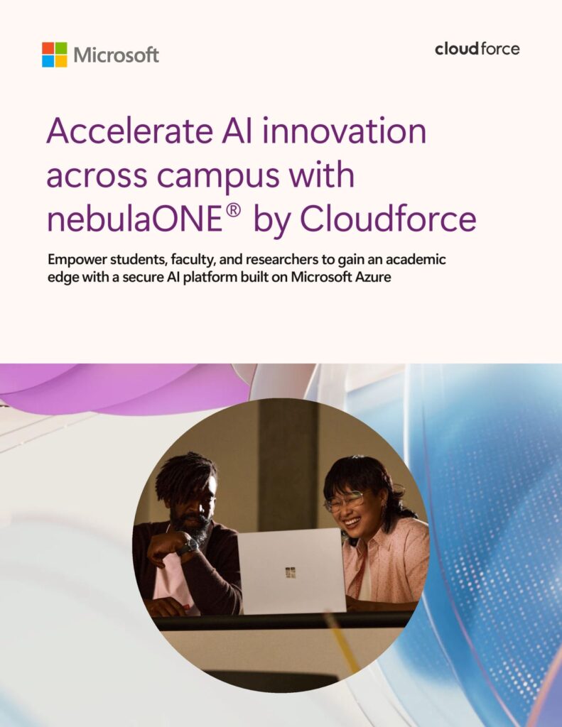 Cloudforce and Microsoft Launch AI Innovation Guide for Higher Education - Cloudforce
